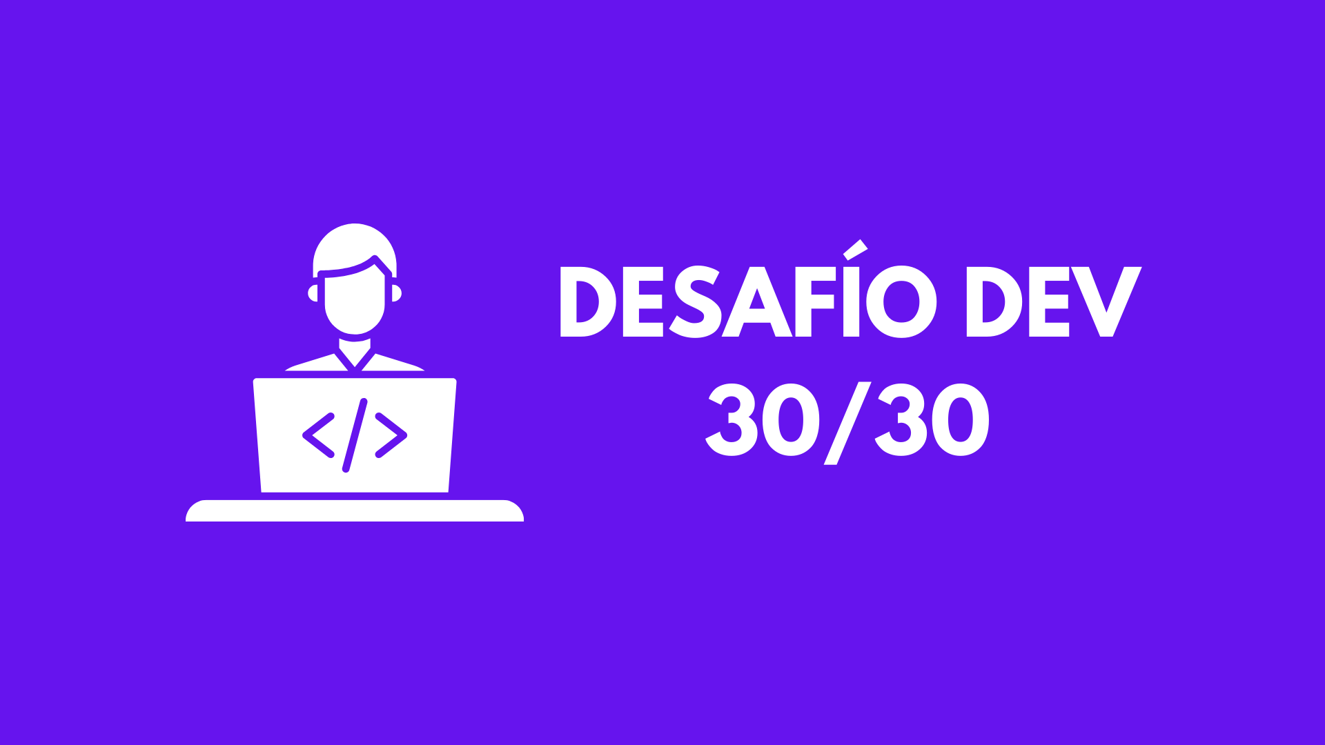 Desafío DEV 30/30 | Becas BuenaOnda Talks